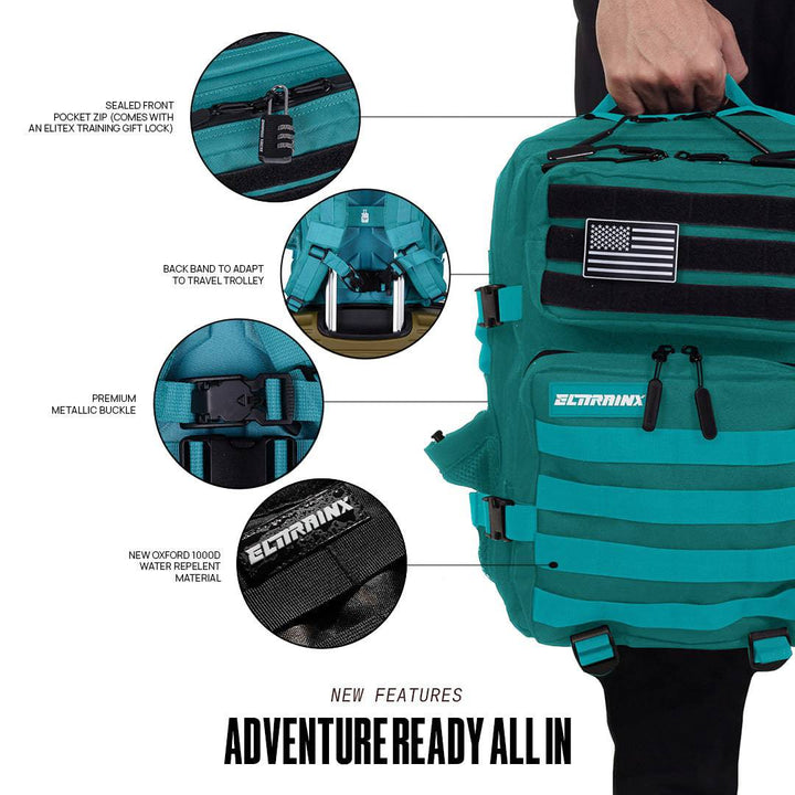 45L and 25L Tactical Backpacks for Sports and Travels – Elitex Training