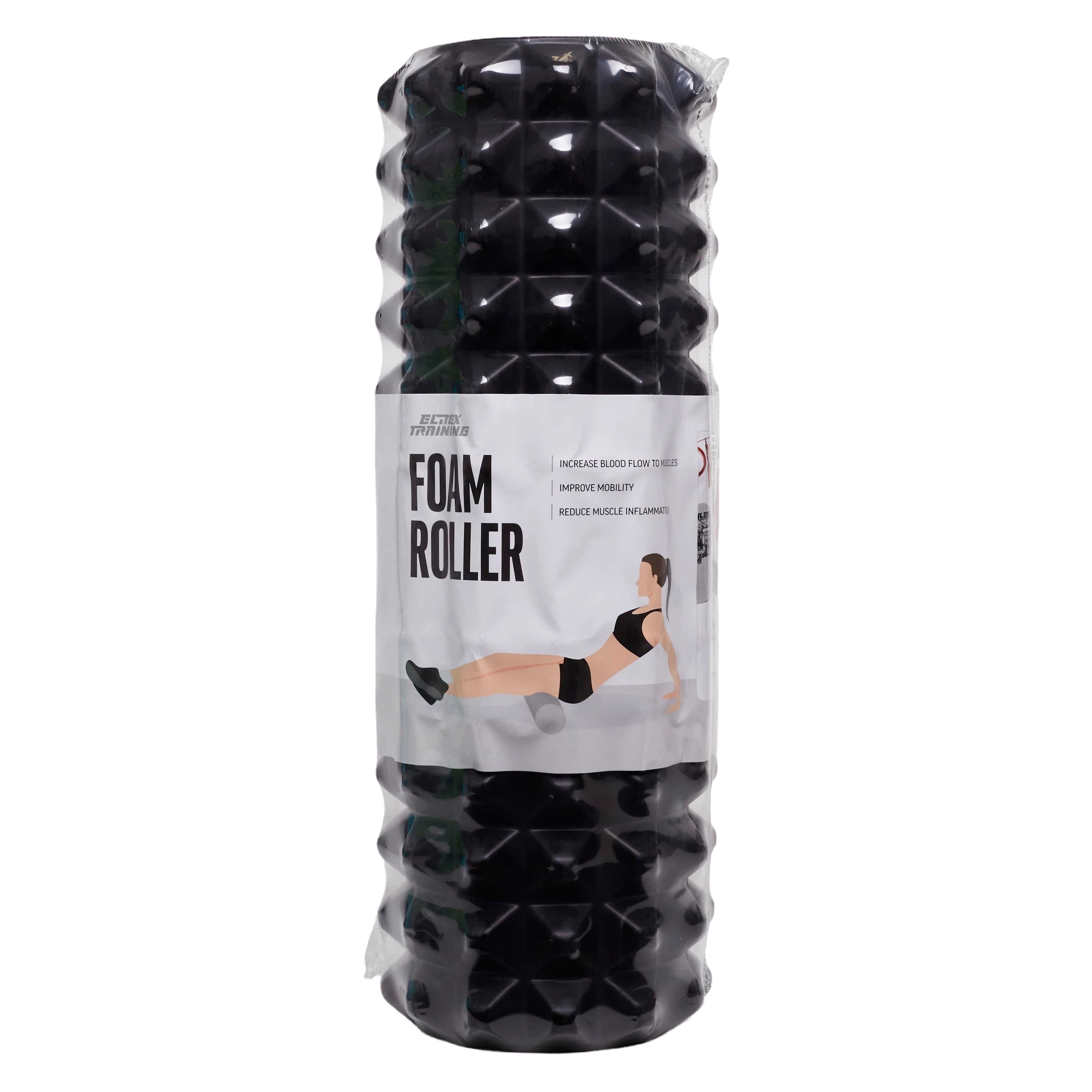 FOAM ROLLER SPONJOSO BLACK – Elitex Training